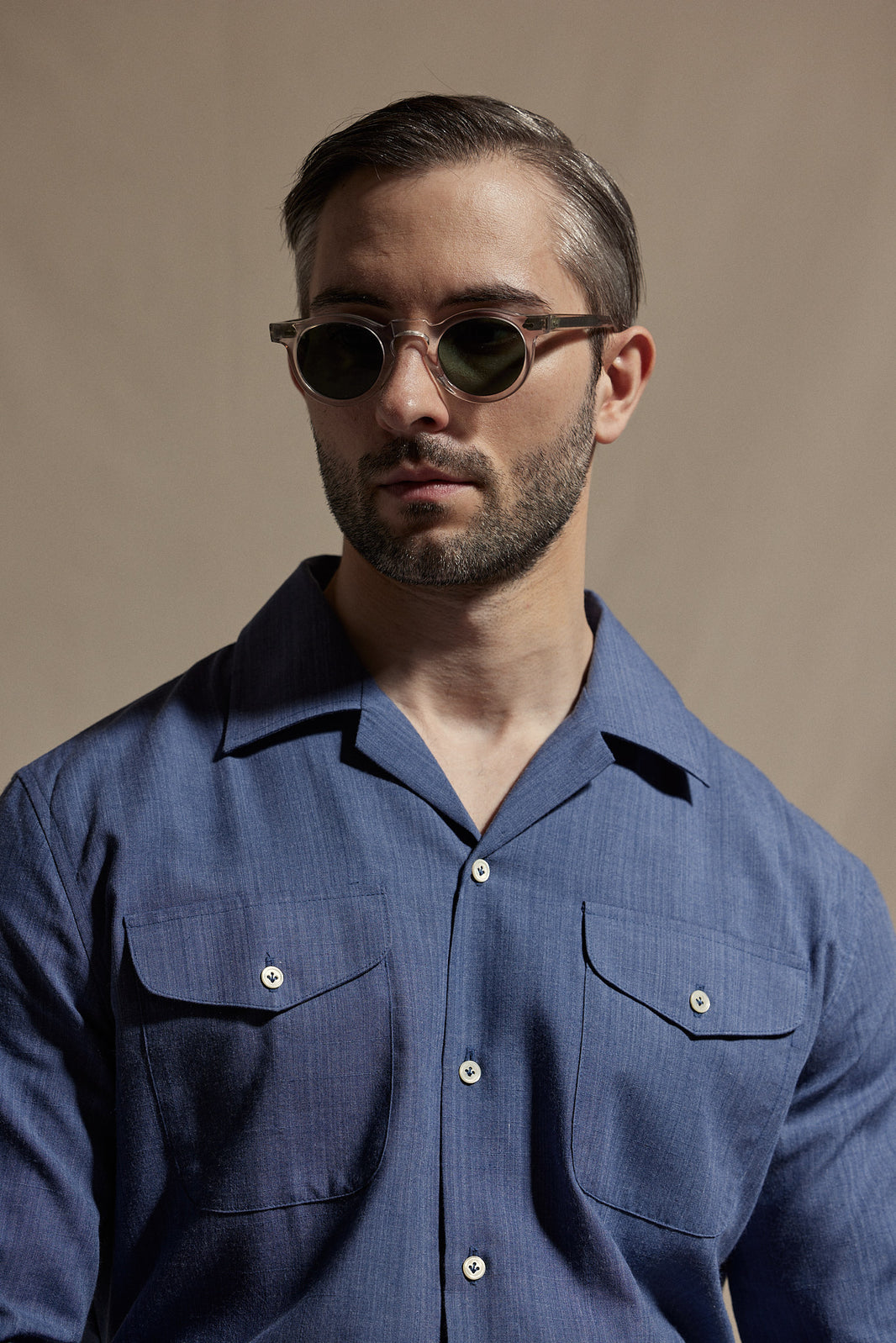 Trucker Cotton Jacket - Off White – Benjamin Barker Studios